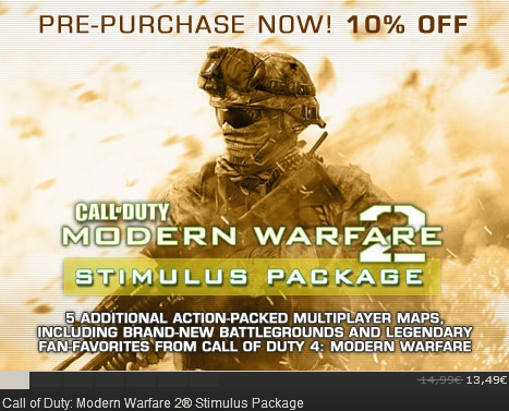 Modern Warfare 2: A Stimulus Pack PC-n sem lesz olcsóbb | Magyar X360